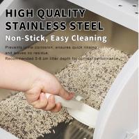 China 304 Stainless Steel Cat Litter Box 60x39x40cm Smell Proof with Removable Design and Rust Resistance for sale