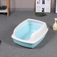 China 56x42x23.5cm Semi-Enclosed Cat Litter Box with Odor Control - 1160g PP PET Construction for Multi-Cat Households for sale