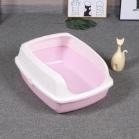 China 56x42x23.5cm Semi-Enclosed Cat Litter Box with Odor Control - 1160g PP PET Construction for Multi-Cat Households for sale