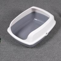 China 56x42x23.5cm Semi-Enclosed Cat Litter Box with Odor Control - 1160g PP PET Construction for Multi-Cat Households for sale
