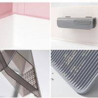 China 46cm Semi-Enclosed Cat Litter Box 3600g Large Capacity Covered Design for Multi-Cat Households for sale