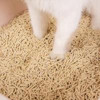 China 6L/2.5kg Tofu Cat Litter with Fast Water Absorption, Dust-Free Flushable Formula and Customizable 1.5-3mm Granules for sale