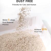 China OEM/ODM Tofu Cat Litter 1.5mm-3mm Diameter Dust-Free Natural Plant Fiber Clumping Pet Litter for sale