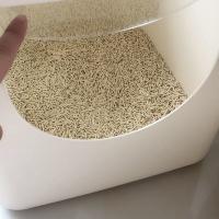 China OEM/ODM Tofu Cat Litter 1.5mm-3mm Diameter Dust-Free Natural Plant Fiber Clumping Pet Litter for sale