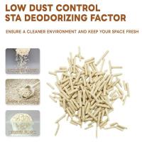 China Bulk Tofu Cat Litter 1.5mm-3mm Diameter with Fast Water Absorption and Strong Odor Control for Catteries for sale