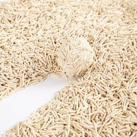China Natural Tofu Cat Litter 1.5-3mm Dust-Free Clumping with Biodegradable Plant Fiber Formula for sale