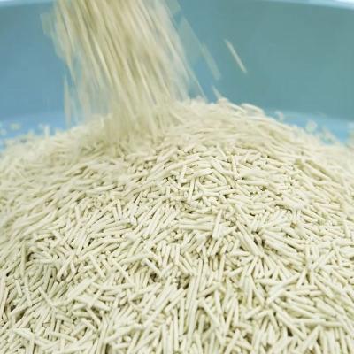 China OEM/ODM Natural Plant Tofu Cat Litter 1.5mm-3mm Diameter Dust Free Fast Absorbing Bulk Supplier for sale