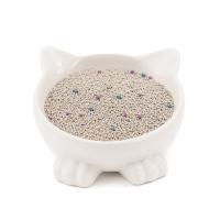 China Deodorizing Clumps Super Absorption High Quality Ball Shape Bentonite Cat Litter Sand for sale