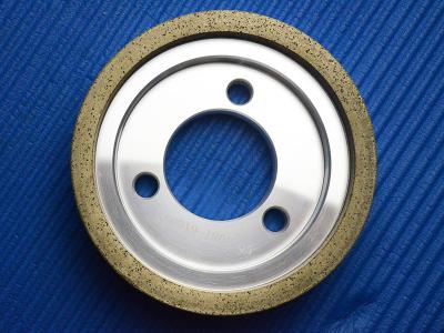 China Metal bond Bowl Shaped Diamond Grinding Wheel for Glass edge machine for sale