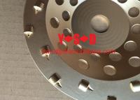 China 4 Quarter Round PCD Diamond Concrete Cup Wheels for Concrete coatings removal 7
