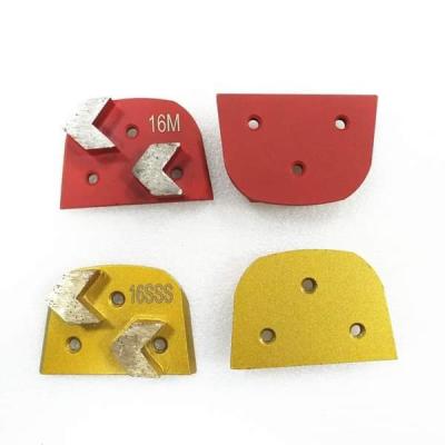 China 1 Rocket Segment for concrete grinding discs with magnetic backing for sale
