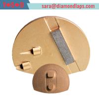 China STI prep tools two quarter cut PCD ships and one back-up diamond segment for fast removeal of coatings for sale