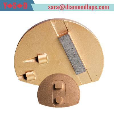 China STI prep tools two quarter cut PCD ships and one back-up diamond segment for fast removeal of coatings for sale