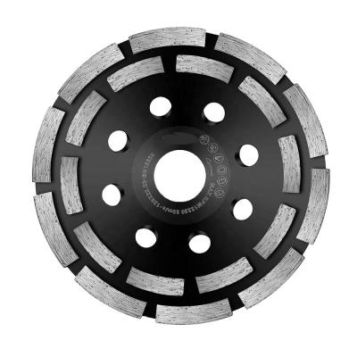 China Diamond Double-Row Grinding Wheels Are Used For Medium-Hard Granite, Brick, Block, Stone Concrete for sale