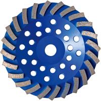 China 4.5 Inch 115 Mm Sintered Turbine Segmented Diamond Grinding Wheels For Hand-Held Grinders And Hand-Push Grinders for sale