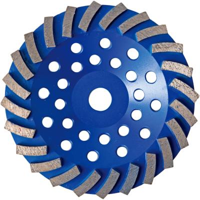 China 4.5 Inch 115 Mm Sintered Turbine Segmented Diamond Grinding Wheels For Hand-Held Grinders And Hand-Push Grinders for sale