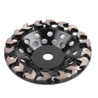 China 7 Inch 180mm Arrow-Shaped Segmented Diamond Grinding  ​Wheel For Grinding Hard Granite, Marble for sale