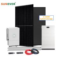 China 5kW 8kW Hybrid Solar System with Battery Storage - 51.2V 200AH Lithium Iron Battery, CE/RoHS/UN38.3 Certified for sale
