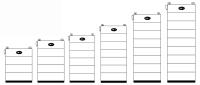 China LiFePO4 Solar Storage Battery 5KWH 10KWH 15KWH 20KWH Stackable with 5000+ Cycle Life and 51.2-384V Range for sale