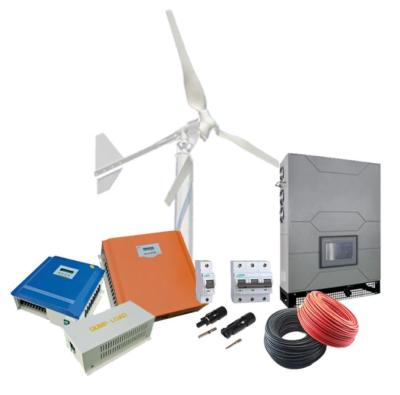 China 10kW 3 Phase On Grid Wind Power Generation System with 3 Reinforced Glass Fiber Blades for sale