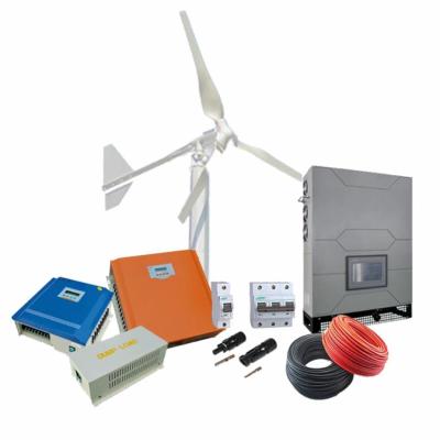 China SUNEVER 5KW 10KW Residential 3 Phase 380VAC Wind Turbine On Grid Hybrid Power System for sale