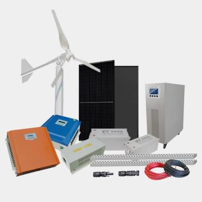 China 10kW Off Grid Wind Solar Hybrid Power System 3 Phase 380VAC for Remote Areas for sale