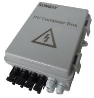 China SUNWAY SWHL-4 PV Combiner Box 4 String 250V 40A IP65 Waterproof Solar System Protection for sale