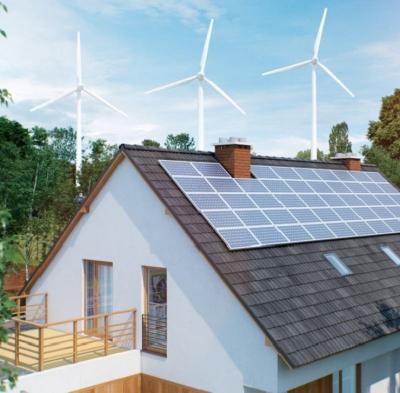 China Flange Pole Connection 3kW 5kW 10kW Wind Solar Hybrid Power System Kit for Lead Acid Battery for sale