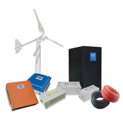 China Off Grid Wind Solar Hybrid Power System 3kw 5kw 10kw 48V 96V 120V 220V 380V for sale