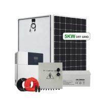 China 5kW Off-Grid Solar Power System with 48V LiFePO4 Battery - 420W Mono PERC Panels & 5.5KWp Inverter for sale