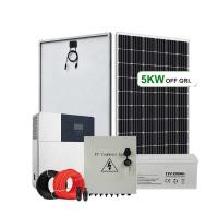 China Off Grid Solar Panel System 5-10 kWh Output 48V 300Ah 400Ah Battery Capacity for sale