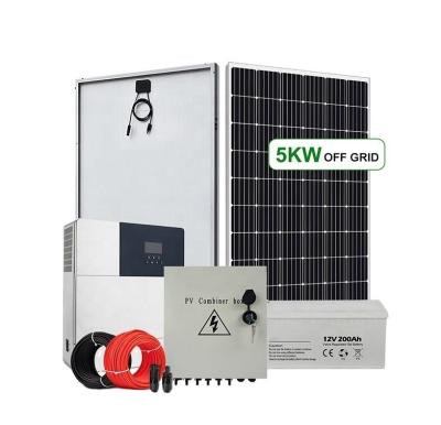 China 48V Rack Mounted Off-Grid Solar Battery System 5KW-10KW with LiFePO4 Battery and Hybrid Inverter for sale