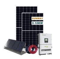 China 10kW 60Hz On-Grid Rooftop Solar System with 450W Mono PERC Panels and 99.6% Efficiency Inverter for sale