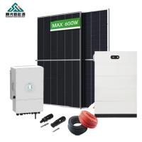 China CE Certified 10kW 12kW Monocrystalline Silicon Solar Panel PV System for Home Use for sale