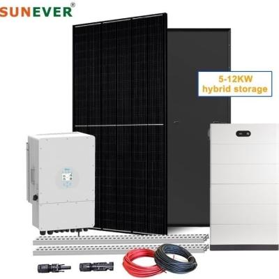 China 50Hz 6kW 8kW 10kW Solar Energy Storage System for Home Use with Hybrid Inverter for sale
