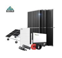 China 10kW-30kW On-Grid Solar System with 99% Efficiency Inverter and 6000-Cycle LiFePO4 Battery for sale