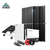 China Off Grid Solar Power System 3kw 5kw 8kw 10kw with Lead Acid Battery Storage Hybrid Inverter for sale