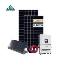 China 10000W Hybrid On-Grid Solar System with 99.6% Efficiency - 110V/220V/380V/480V AC Output for sale