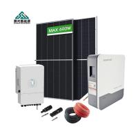 China 5KW 10KW 15KW 20KW Hybrid Grid Solar System with 51.2V 200AH Battery and 450W Panels for sale