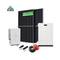 China 10kW Photovoltaic Kit 10 Kw Solar Panel System with 450W Mono Panels and 5kW Hybrid Inverter for sale