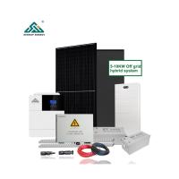 China 48V DC Off-Grid Solar System 5.5KW Hybrid Inverter with 5-20KWH LiFePO4 Battery - CE/RoHS Certified for sale