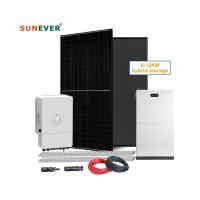 China 48V 51.2V Solar Panel System Complete Kit 5kw 6kw 8kw 10kw 12kw Hybrid Inverter Lithium Battery for sale