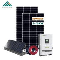 China 10kW 20kW On-Grid Solar System with 99.6% Efficiency Monocrystalline Panels 30-Year Warranty for sale