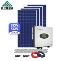 China Commercial 50Hz 5kW Grid-Tied Solar System with 420W Panels and 99.6% Efficiency Inverter for sale