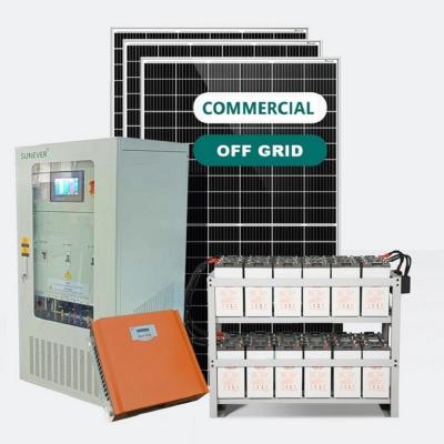 China Off Grid Solar System 5kW 10kW 15kW 20kW with All In One Hybrid Inverter CE Certified for sale
