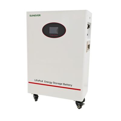 China 51.2V 5100Wh Solar Storage Battery Stackable Lithium Ion for Home Energy for sale