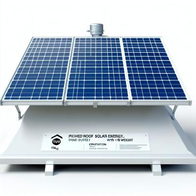 China Pitched Roof Solar Energy System 10-20 KWh TUV Certified Monocrystalline 18kg Panel for sale