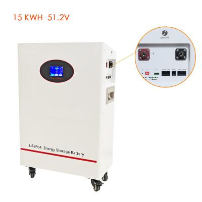China 6000 Cycles 51.2V 100Ah 5KWh Stand Type Lithium Iron Battery 5 Year Warranty for sale