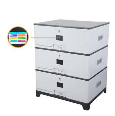 China Stackable Lithium Iron Battery 51.2V 100Ah 200Ah 5kWh 10kWh 6000 Cycle Life for sale