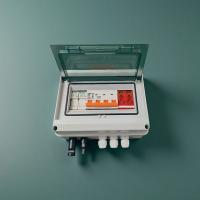 China SUNWAY SWHL-4 PV Combiner Box with 4 Inputs, 15A per Array, 500V Max Voltage and IP65 Protection for sale
